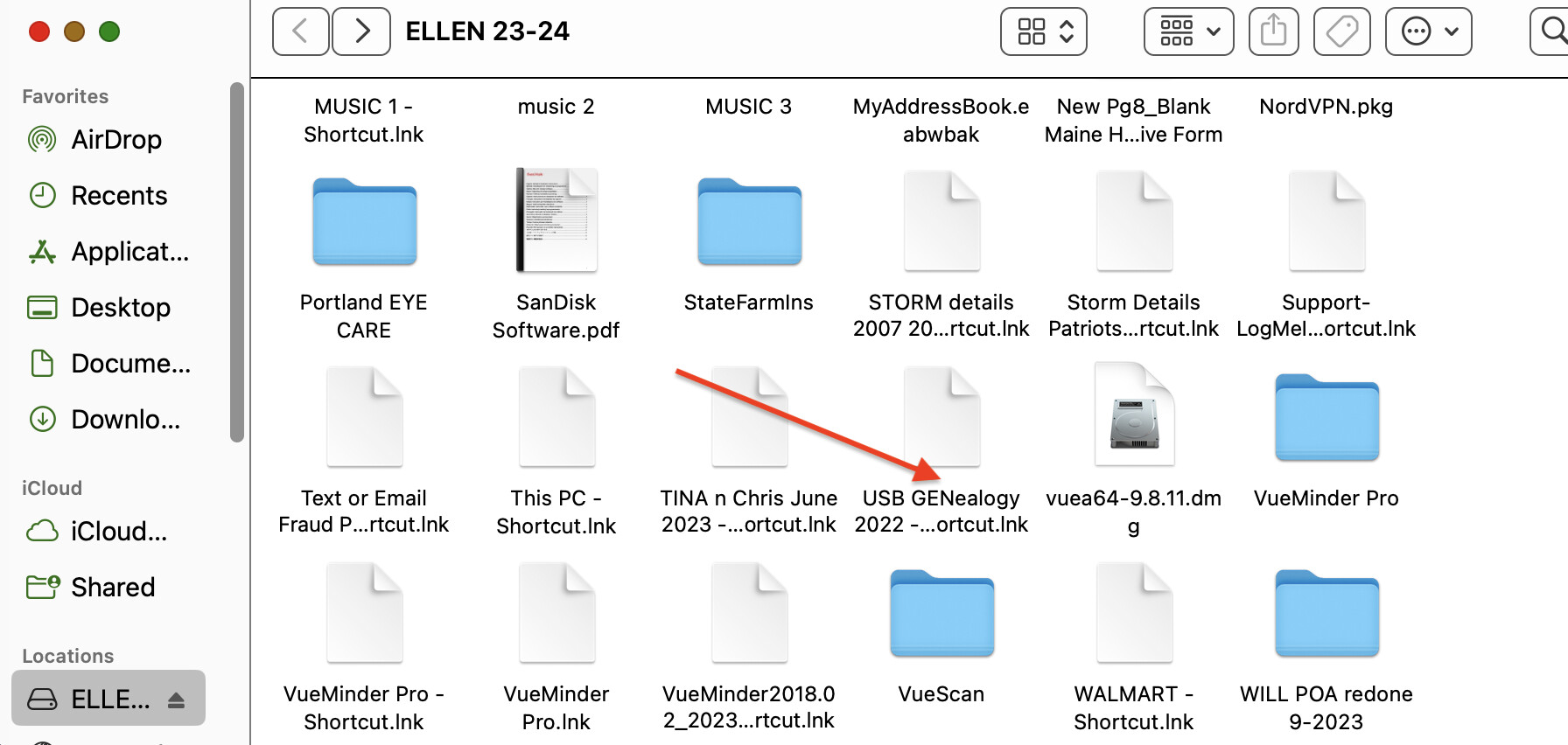Files loaded from my new Macbook Air (OS 14.3.1 Sonoma) show as .ink ...