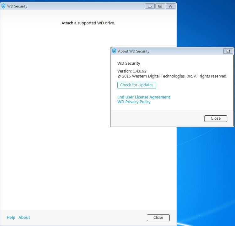 Error message: Attach a supported WD drive - WD Software - SanDisk Forums