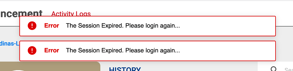 Error: The Session Expired. Please login again - Internet Advancement - Scouting Forums