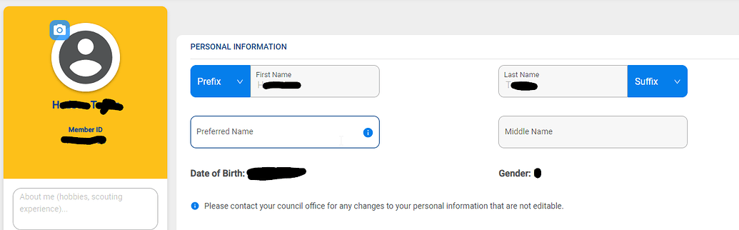 IA displays protected information? - Internet Advancement - Scouting Forums