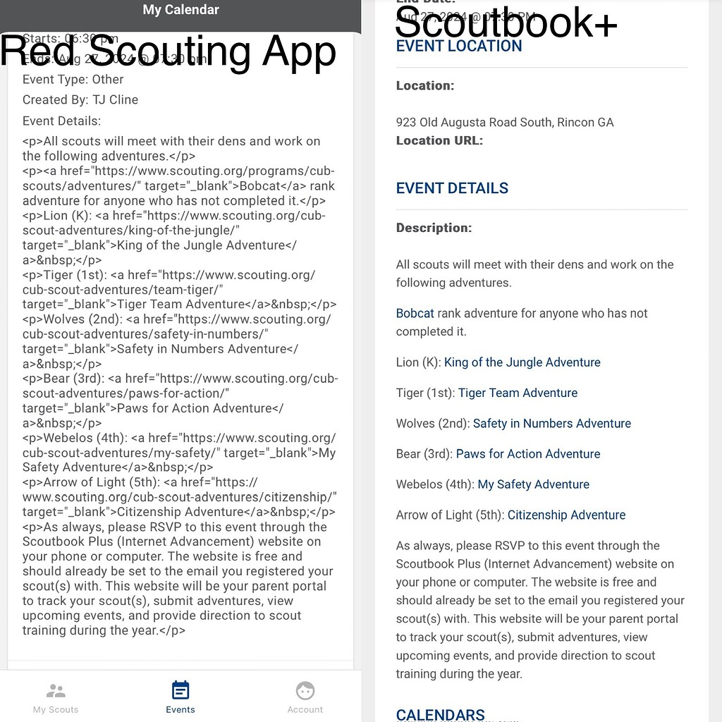 Red Scouting App is just bad - MyScouting Mobile App - Scouting Forums
