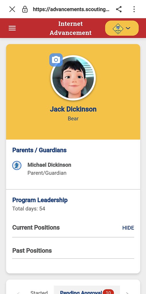 Problem with app - My Scouting Tools - Scouting Forums