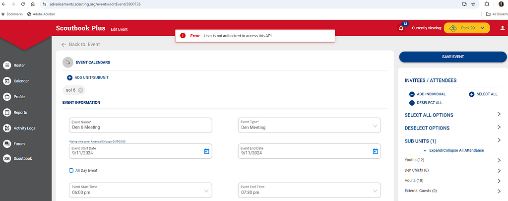How to remove duplicate dens in Scoutbook that don't appear in Scoutbook Plus? - Scoutbook Bugs ...