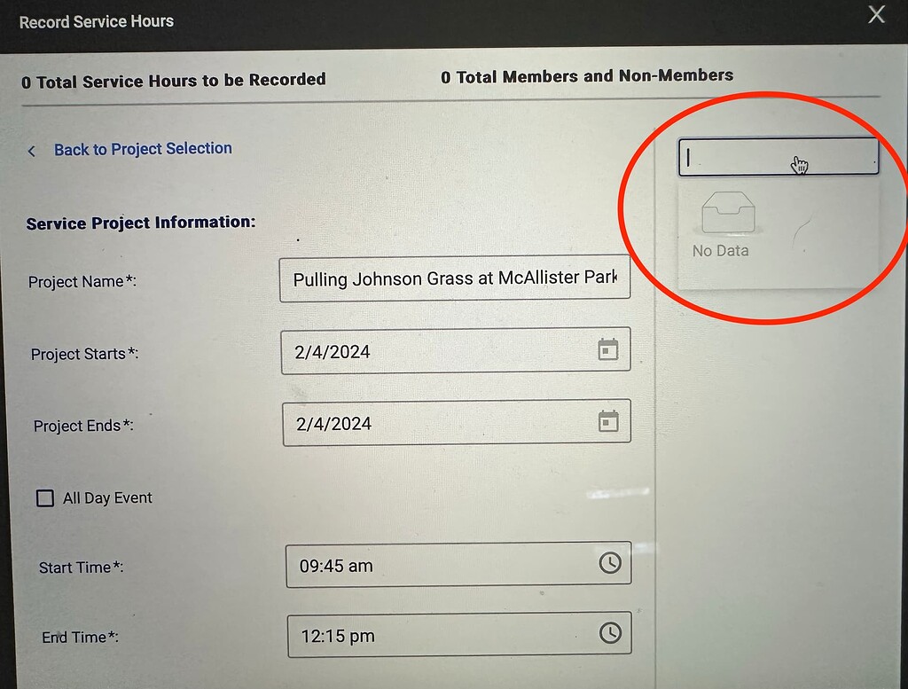 Activity Log- no participants available to add - Internet Advancement - Scouting Forums