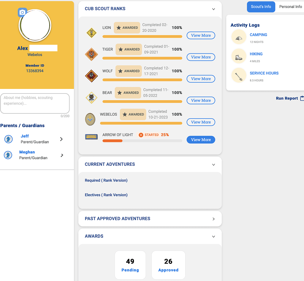 Scoutbook Plus: "This Advancement has no requirements" - Scoutbook ...