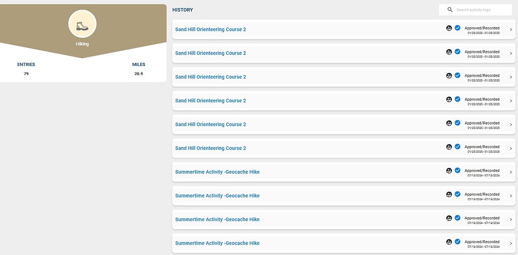 Duplicate Activity Entries - Using Scoutbook & Scoutbook Plus - Scouting Forums