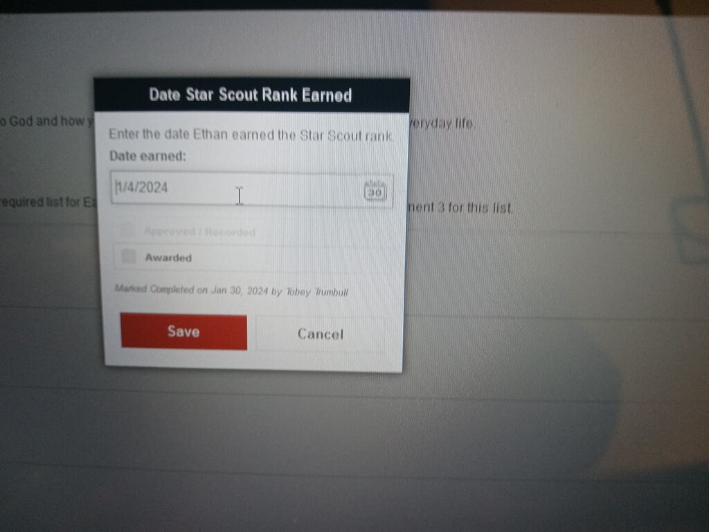 Rank advancement comprised - Using Scoutbook & Scoutbook Plus ...