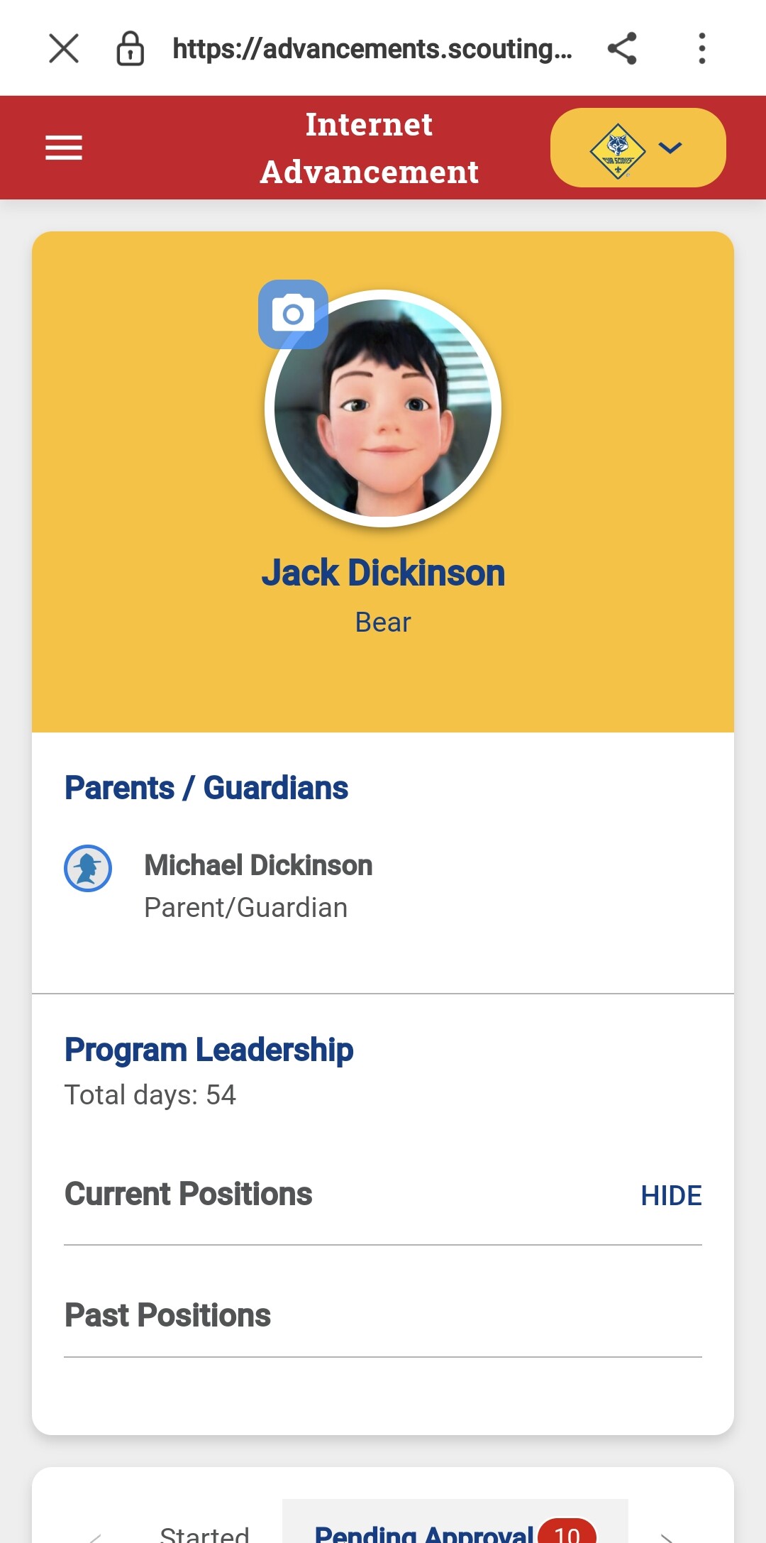 Problem with app - My Scouting Tools - Scouting Forums