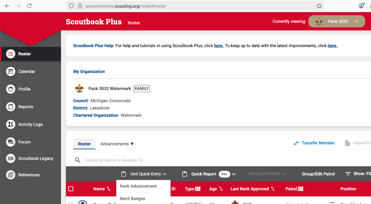 Error: Cub Scouts now earning Merit Badges instead of Cub Adventures ...