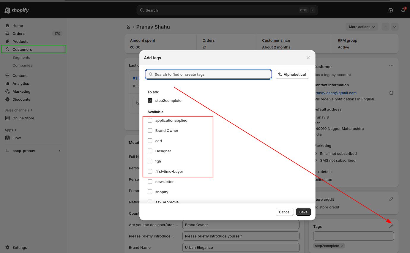 How to remove unwanted tags from customer tag suggestions? - GraphQL Admin API Troubleshooting ...