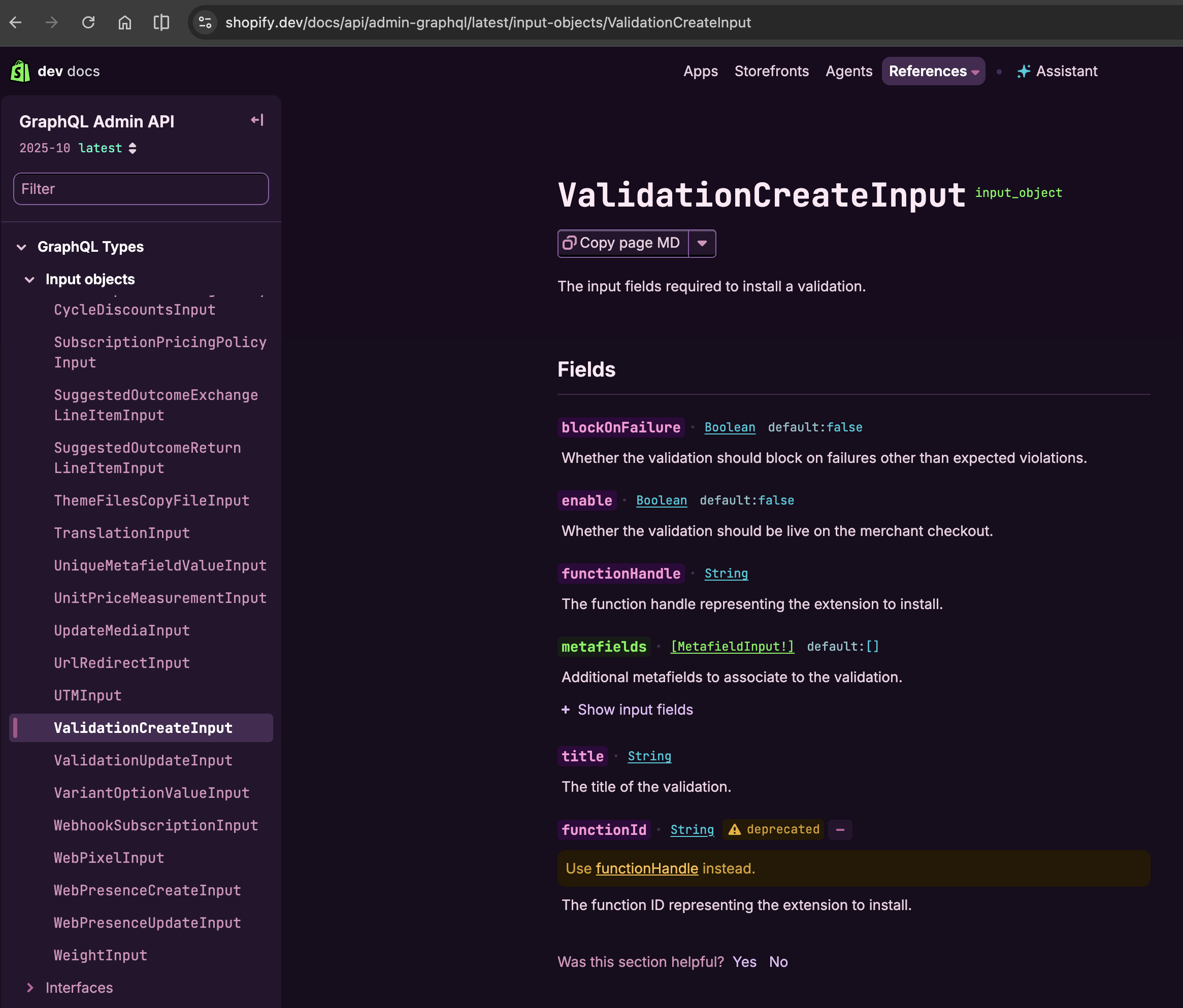 Strange behavior in validations API - GraphQL Admin API Troubleshooting ...