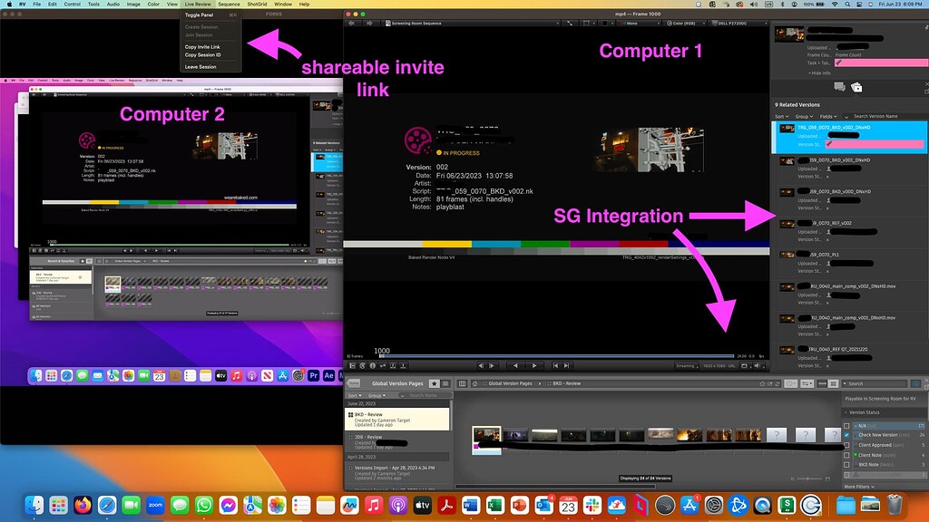 Live Review with ShotGrid Integration - RV - Community @ ShotGrid