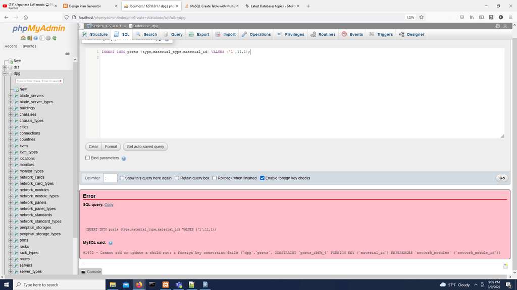 Many foreign keys - Databases - SitePoint Forums | Web Development & Design Community
