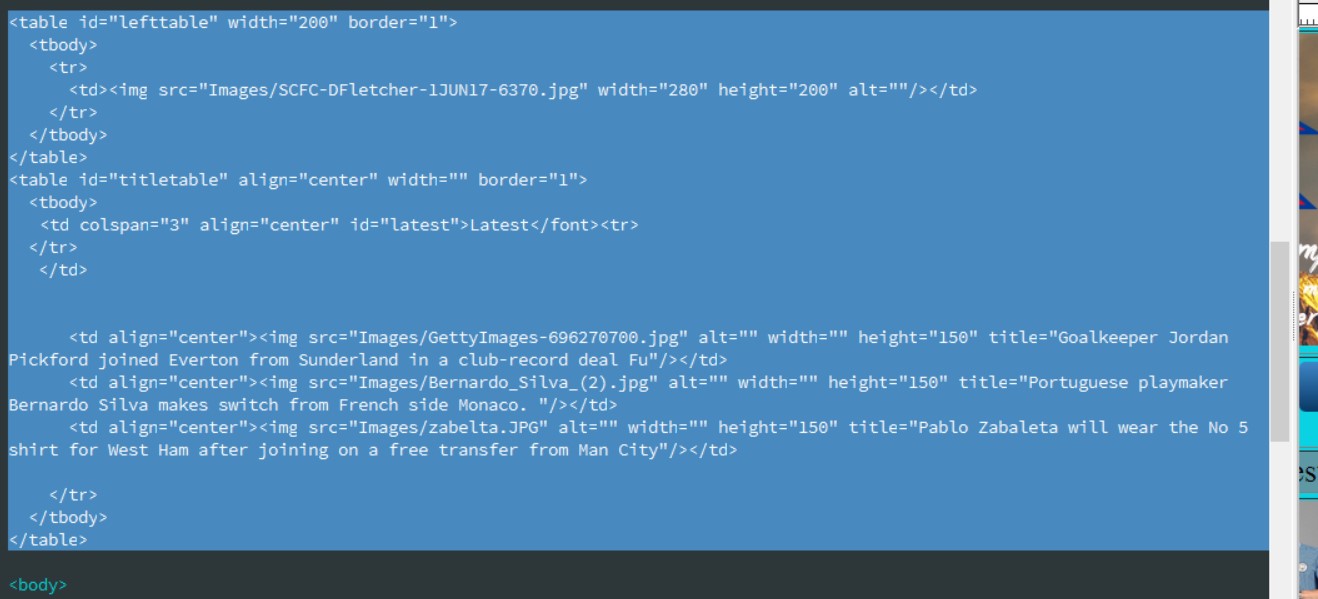 How do I align a table. See pic - HTML & CSS - SitePoint Forums | Web Development & Design Community