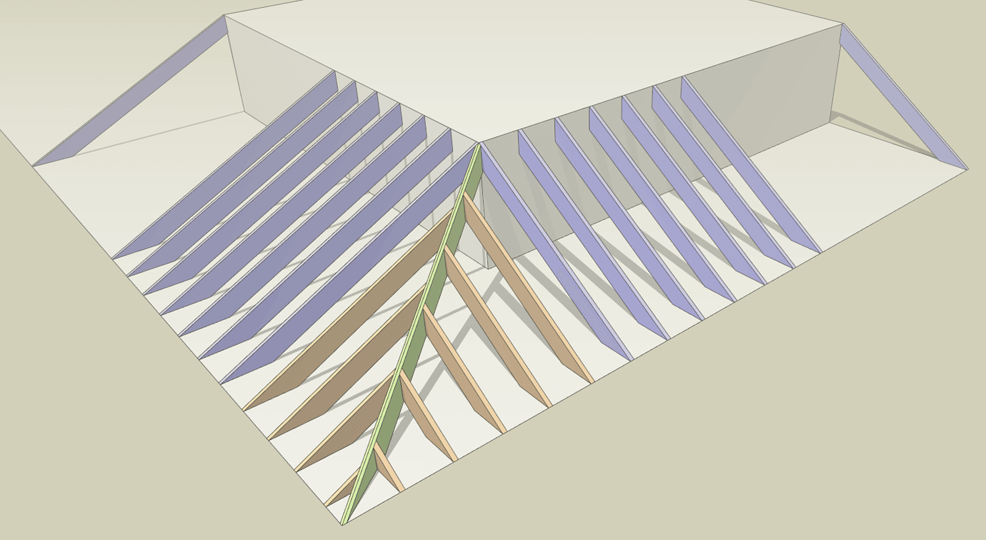 Porch Corner Rafters - SketchUp - SketchUp Community