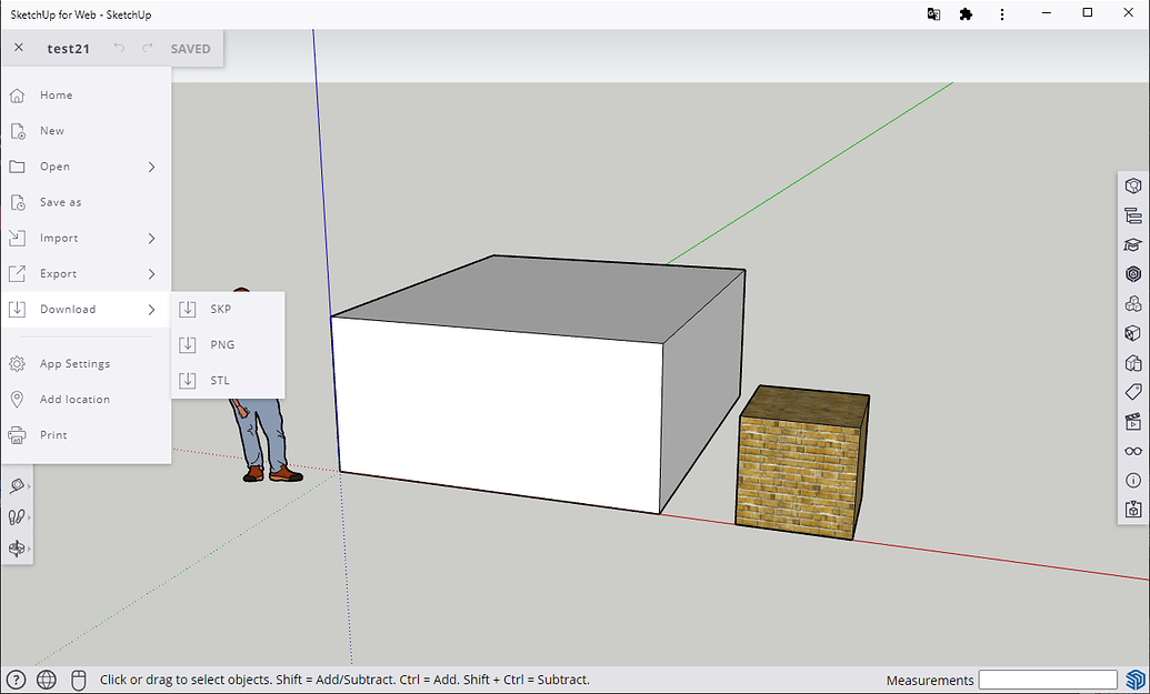 Export .stl file - SketchUp Free - SketchUp Community