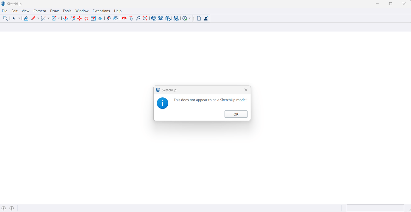 Sketchup File Wont Open “this Does Not Appear To Be A Sketchup Model” Error Sketchup