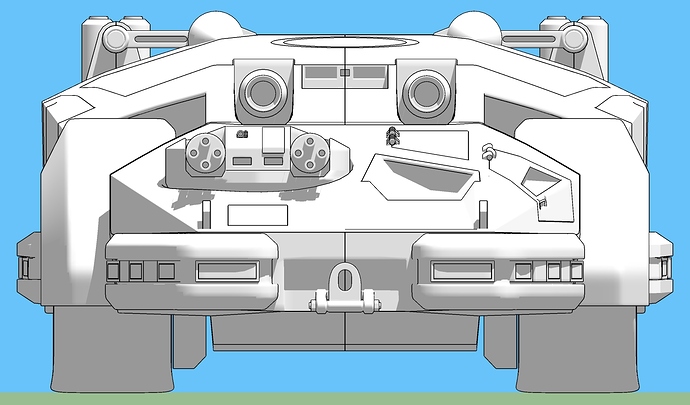 Alien APC - Ron Cobb design concept - Gallery - SketchUp Community
