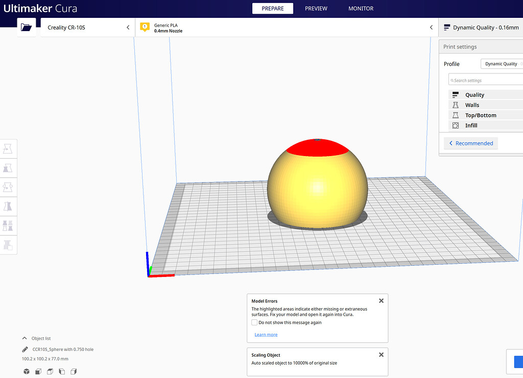 Problem Exporting Valid Model As Stl File Pro Sketchup Community