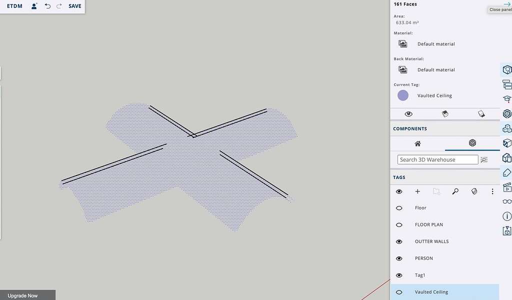 Parts of object not included when moved to tag - SketchUp Free ...