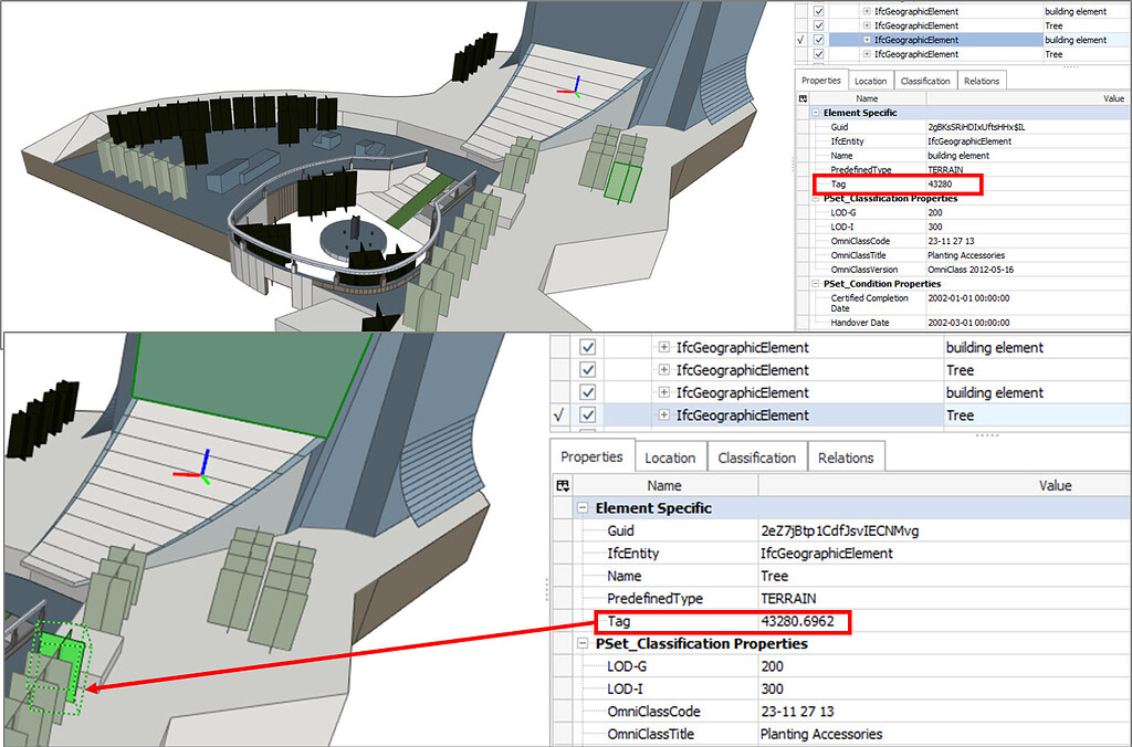 Tag number of ifc entities generated from SketchUp 2024 - SketchUp - SketchUp Community