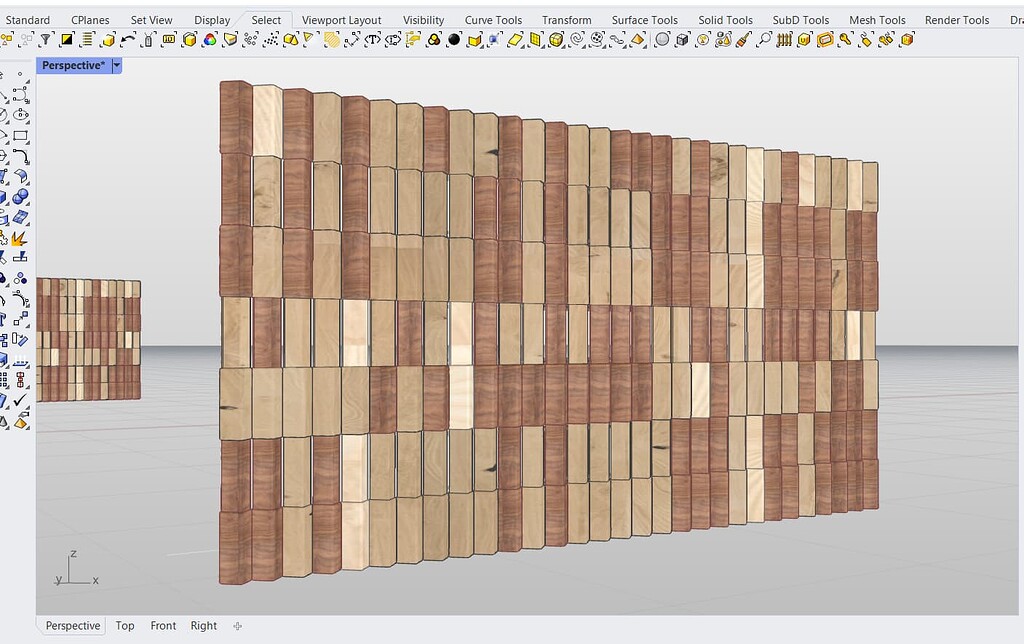 Texture Import Disorientation A Mesh Surface From Rhino To Sketchup 