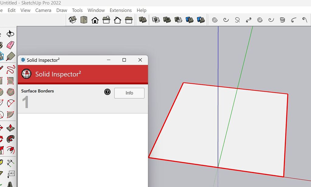 Solid Inspector Showing Surface Borders Error Pro Sketchup Community