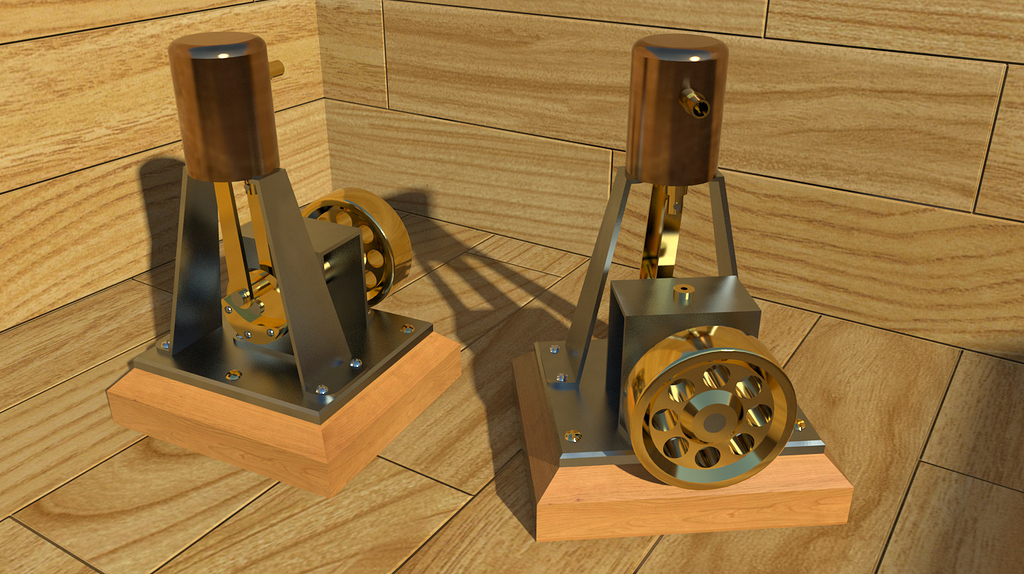 One-Lunger Steam Engine - Gallery - SketchUp Community