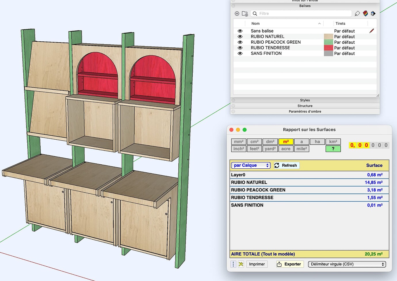 Material Finish And Opencutlist Extensions Sketchup Community