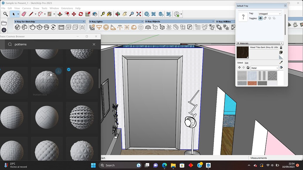 Patterns to display/ show up - V-Ray for SketchUp - SketchUp Community