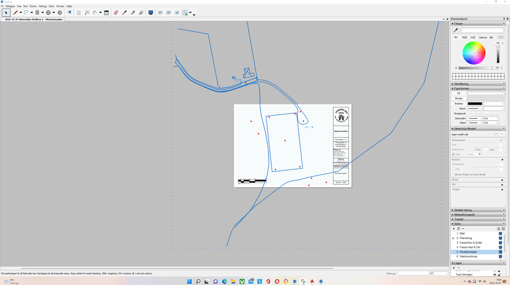 Dwg-file to sketchup - red arrows? - LayOut - SketchUp Community