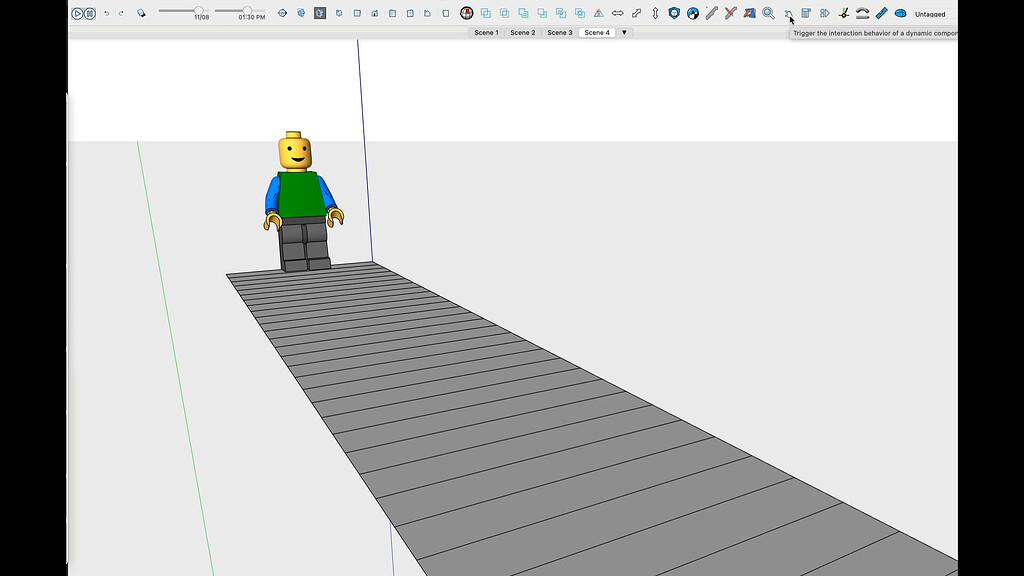 Walking Lego Minifigure - Dynamic Components - SketchUp Community