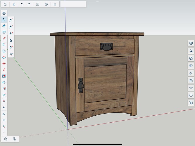 Explain bounding boxes to me? iPad version examples - SketchUp ...