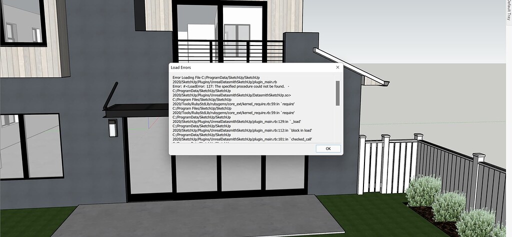 I'm having trouble exporting model from SketchUp to Unreal Engine with Datasmith - Extensions ...