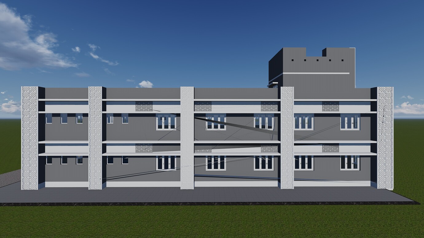 Lumion is showing unwanted lines and planes after importing collada ...