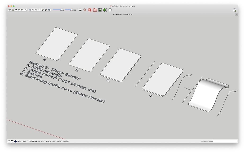 How to fillet corners in a curved surface? - SketchUp - SketchUp Community