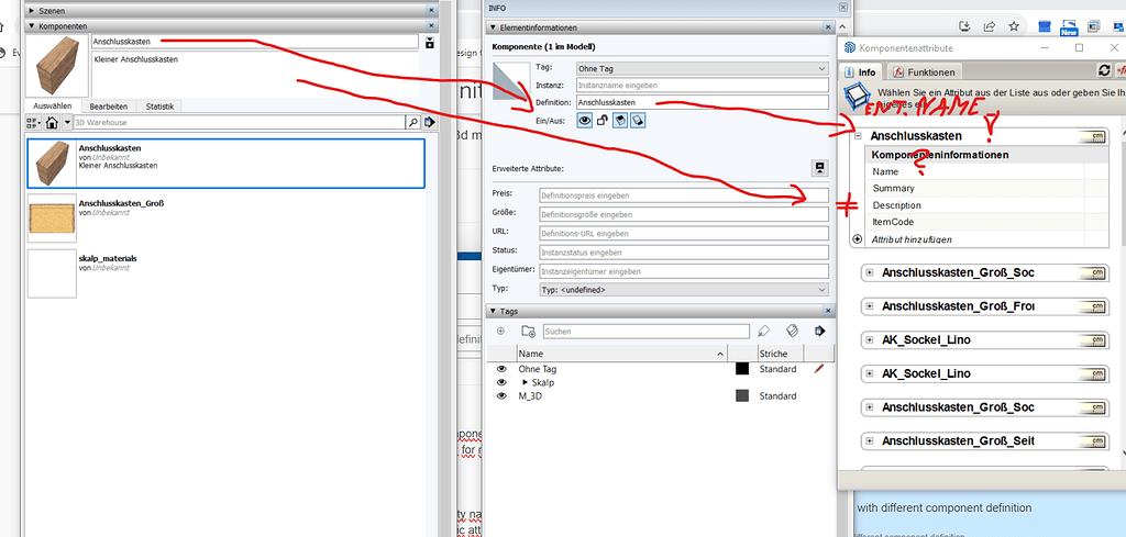 Definition, Instance, Entity name, definition name - Pro - SketchUp ... Definition, Instance, Entity name, definition name - Pro - SketchUp ...