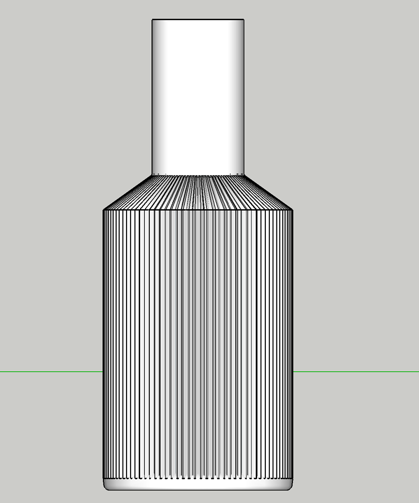 Ribbed Glass Texture On A Cylinder Page 2 Sketchup Sketchup Community