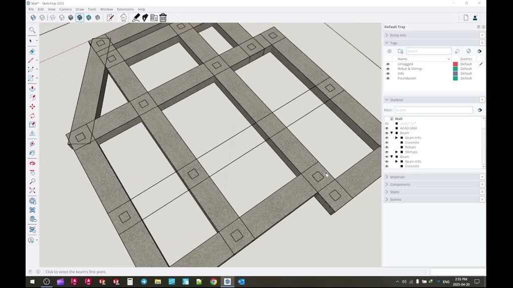 "MAJ Beam" Sketchup Plugin to create beams - Extensions - SketchUp ...