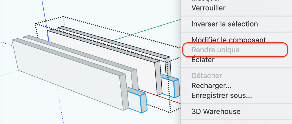 Unable To Make Unique Nested Component Technical Problems Sketchup Community