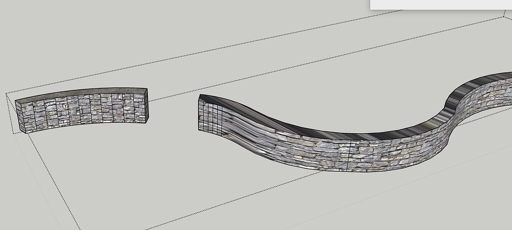 Texture on a curved surface - Pro - SketchUp Community