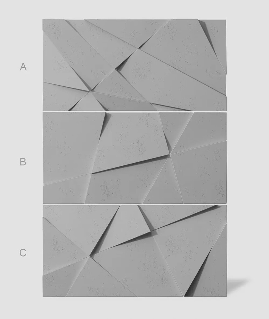 How to create a geometrical 3d wall tile - SketchUp - SketchUp Community