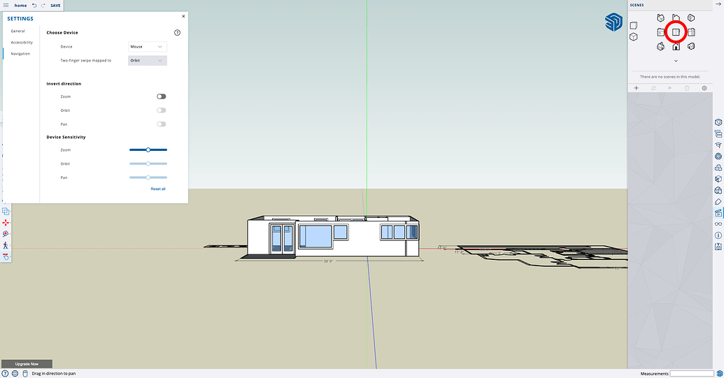 Standard view buttons from SCENES window is messed up - SketchUp for ...
