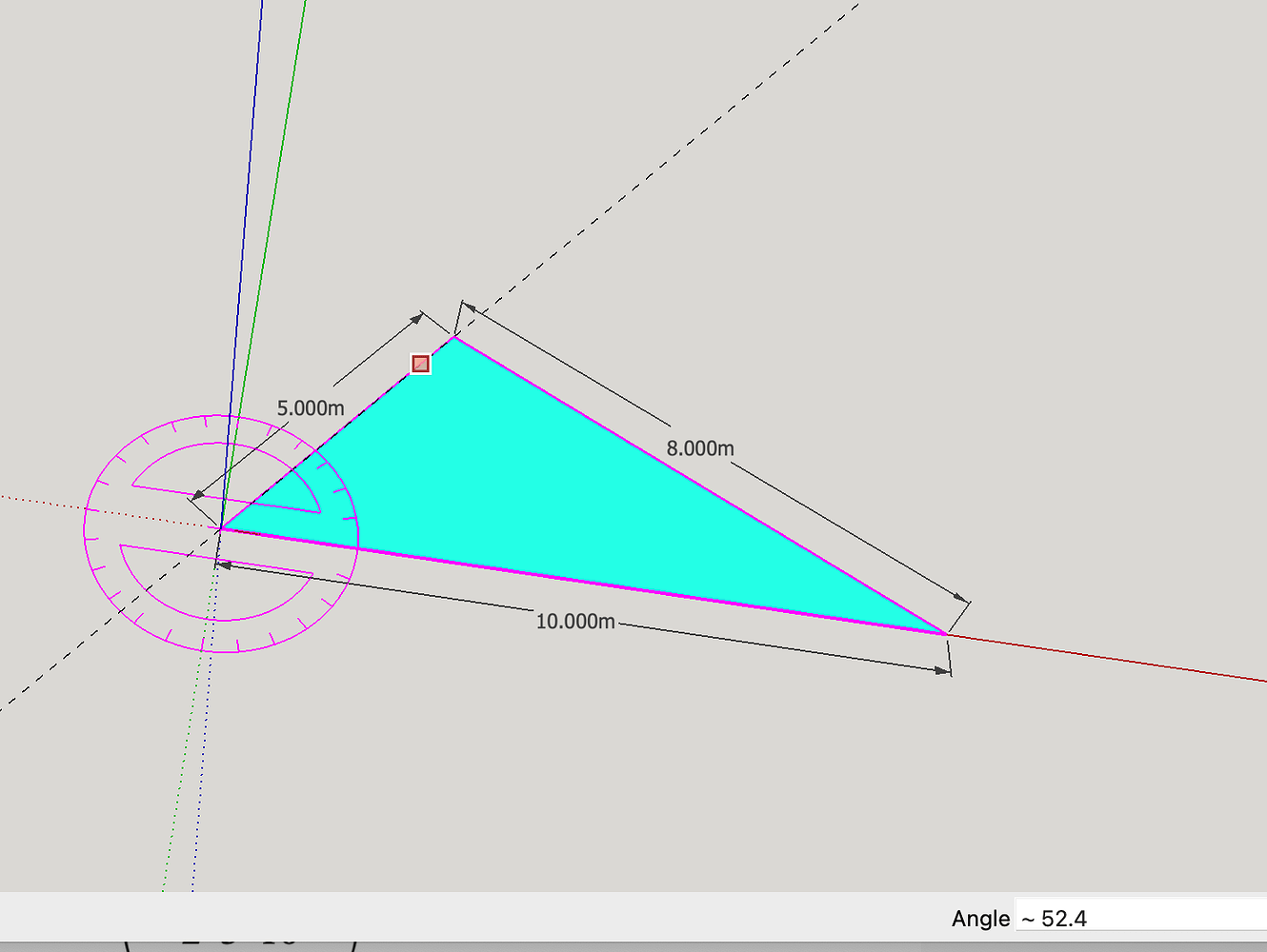 Create 2D triangle from three edges with a given length - Pro - SketchUp Community