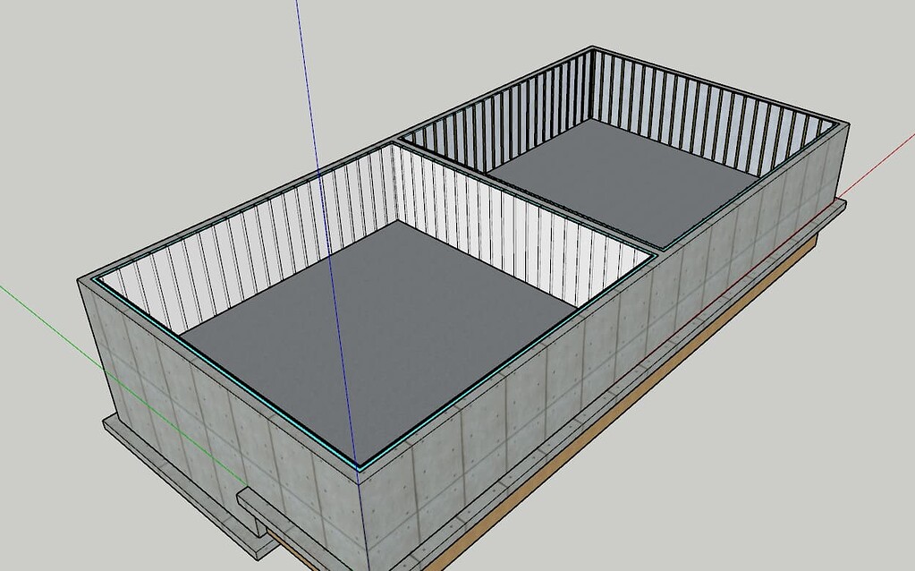 Line of object showing through thin volume - Pro - SketchUp Community