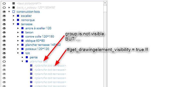Drawingelement#visible? seems to return inconsistent results - Ruby API - SketchUp Community