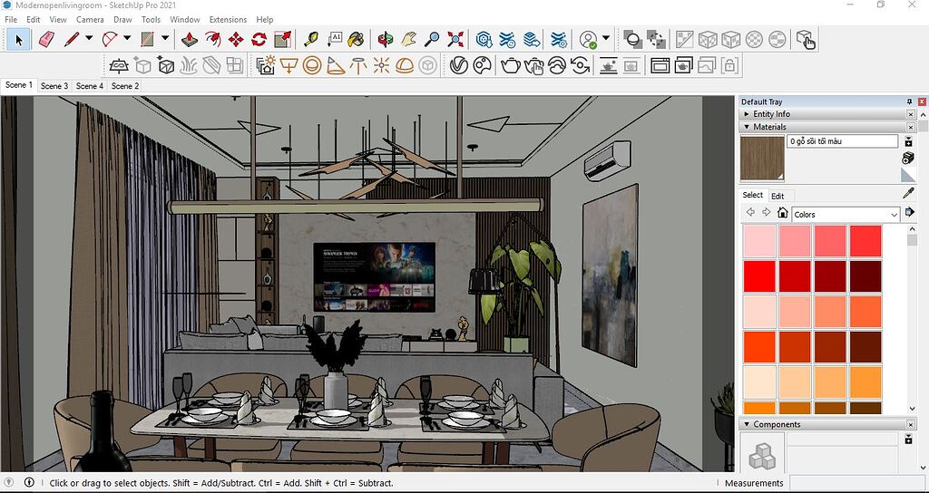 Vray For Sketchup 2021 3D Modern House Sketchup Pro 2021 Vray 5