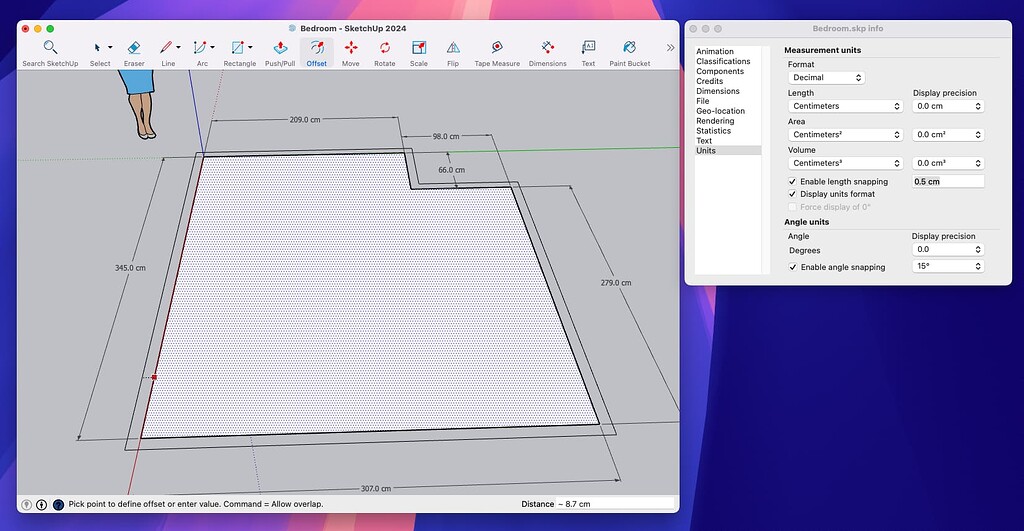 Length snapping not working as expected - SketchUp - SketchUp Community