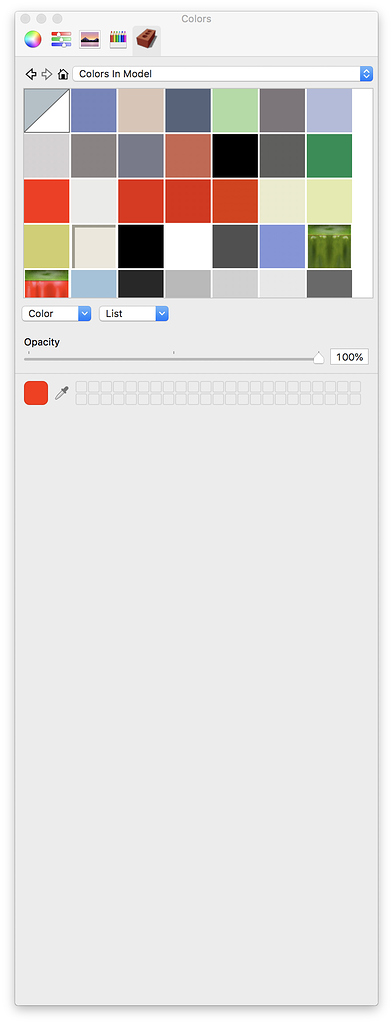 Colors window doesn't get smaller - Pro - SketchUp Community