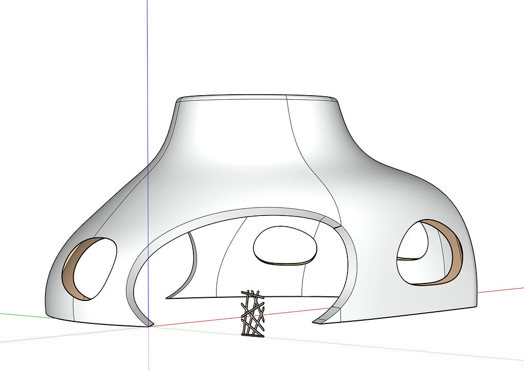 Design Advice Requested on Organic Shaped Structure - SketchUp ...